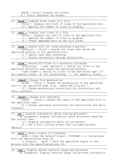 important linux commands pdf