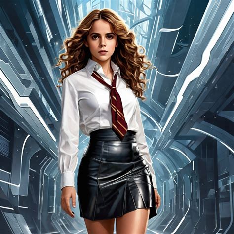 Hermiona Granger In Leather Skirt Stable Diffusion Online