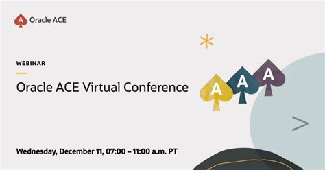 Anil Mahadev On Linkedin Oracle Ace Virtual Conference December 11 2024