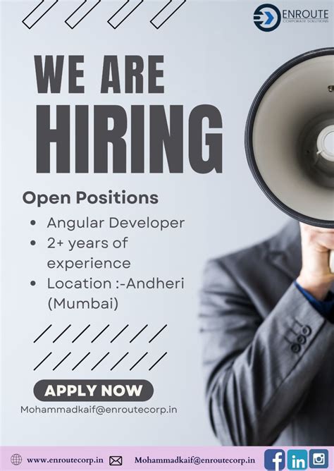 enroute corporate solutions on linkedin hiring dm whatsapp php