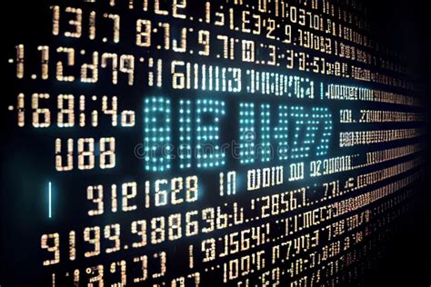 Big Data Visualization Network Connection Structure Stock Illustration Illustration Of Light