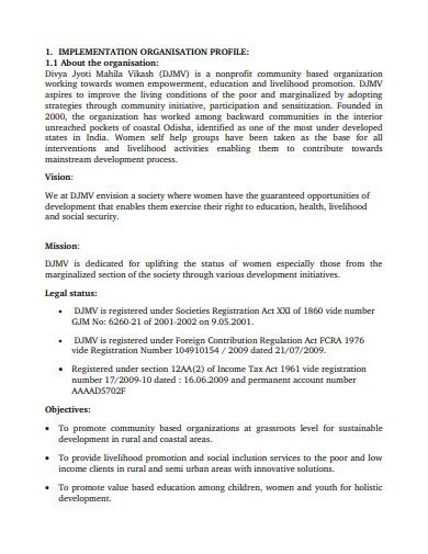 12 Ngo Project Proposal Examples To Download