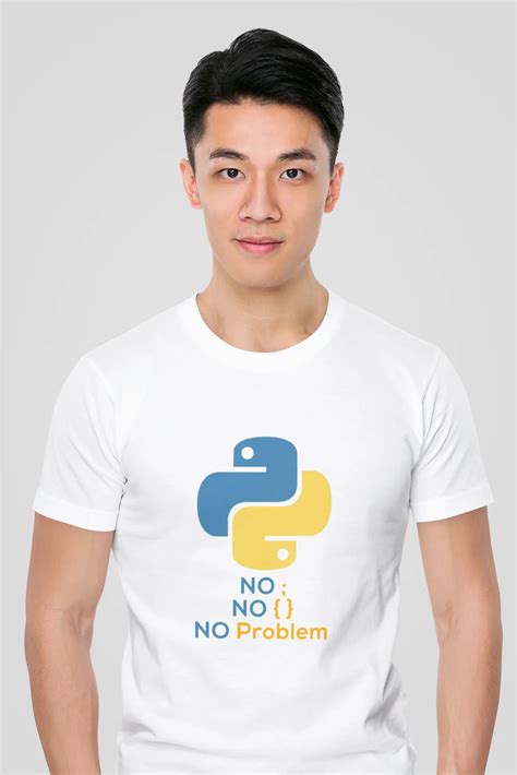 Buy Python No Problem Tshirt White S At Best Price In India