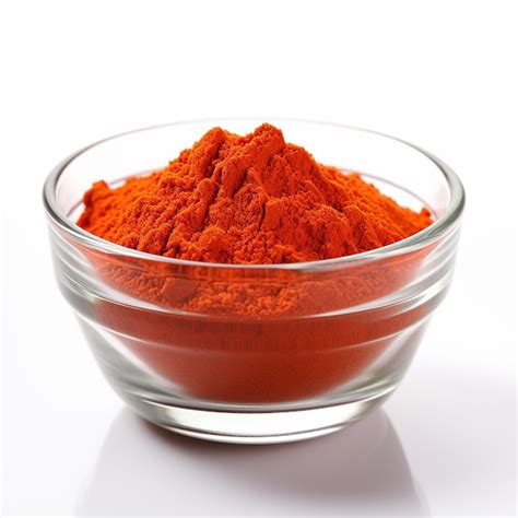 Premium Photo Red Chilly Powder In A Bowl Over Moody And White