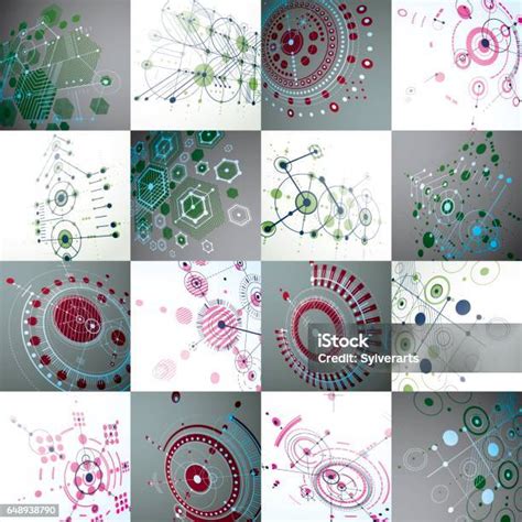 모듈형 바우하우스 3d의 배경 육각형 동그라미와 라인 같은 기하학적 수치에서 만든 벡터 광고 포스터 또는 배너 디자인으로 사용 합니다 관점 추상 기계 음모입니다 0명에 대한