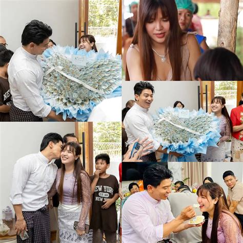 Myanmar မွေးနေ့မှာ ချစ်သူဆီက ပထမဆုံးငွေသားပန်းစည်း လက်ဆောင်ရခဲ့တဲ့