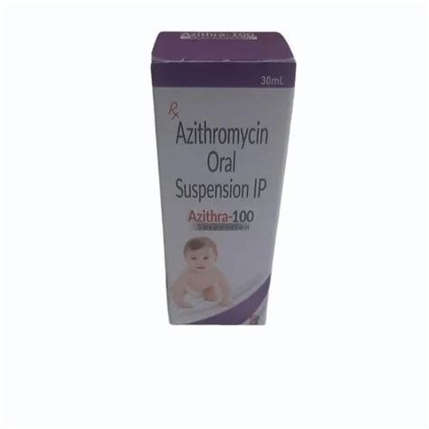 Azithromycin 100 Mg Suspension 100mg 5ml At ₹ 70 Bottle In Panchkula Id 2852111364755