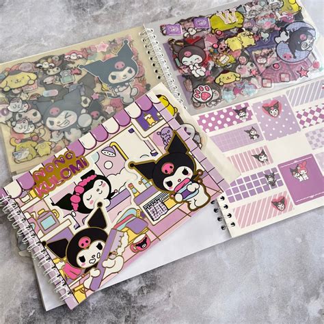 三麗鷗 Kuromi My Melody Cinnamoroll Pompompurin 人物書貼 蝦皮購物