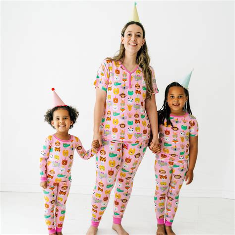 Pink Party Pals Womens Pajama Pants Little Sleepies