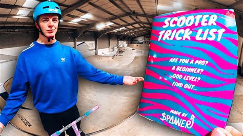 I Attempted The Spanner9 Trick List Youtube