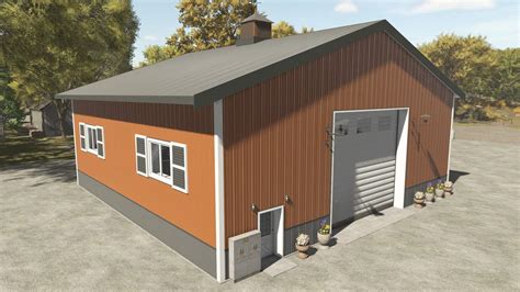 Fs25 Garage With Workshop V1 0 Fs 25 Buildings Mod Download