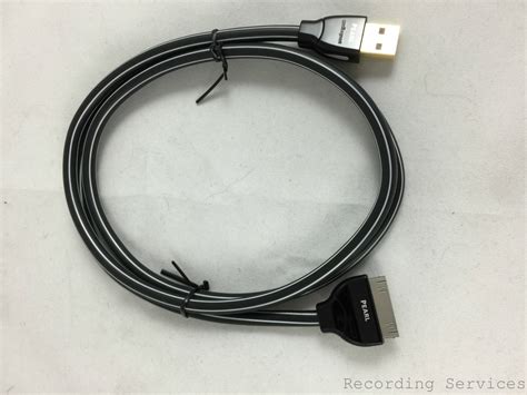 AudioQuest Pearl USB Digital Audio IPod Ipad Cable 1m X 2 Recording