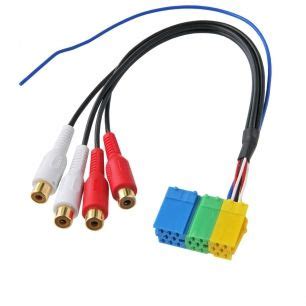 Mini ISO RCA переходник для магнитолы на Лада Веста, Калина, Гранта ...