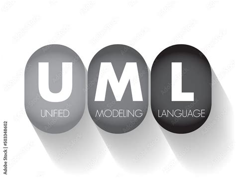 Vecteur Stock Uml Unified Modeling Language General Purpose Developmental Modeling Language