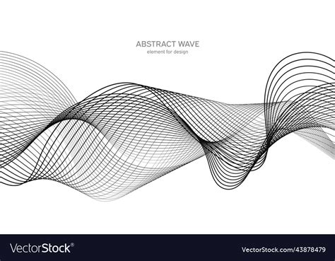 Abstract Wave Element For Design Digital Vector Image