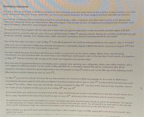 Solved You Are In Your Second Year In The Bcom Program At