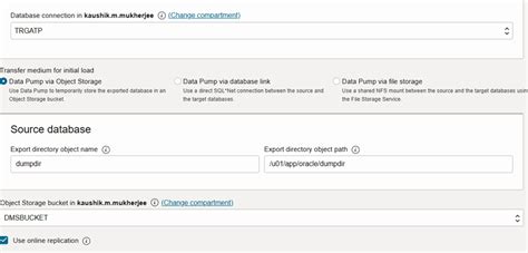온라인 마이그레이션과 함께 Oracle Cloud Infrastructure Database Migration을 사용하여