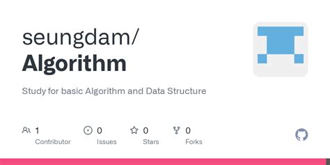 Github Seungdamalgorithm Study For Basic Algorithm And Data Structure