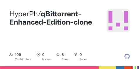 Github Hyperph Qbittorrent Enhanced Edition Clone