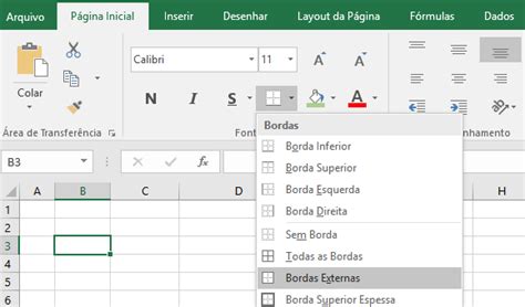 Como Adicionar Bordas No Excel 2023