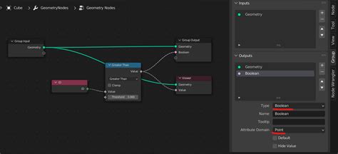 How Can I Catch An Attribute Defined In The Group Output Node In