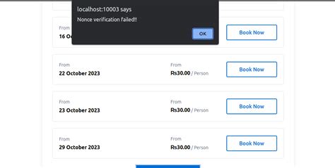 Why I Am Seeing A Nonce Verification Failed Alert Documentation