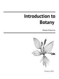 Botany Notes Introduction Docsity