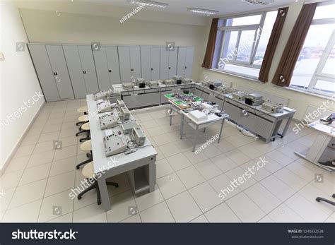 Electrical Engineering Classroom Measuring Devices Laboratory Stock