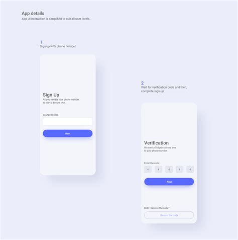 Message App UI Design Behance