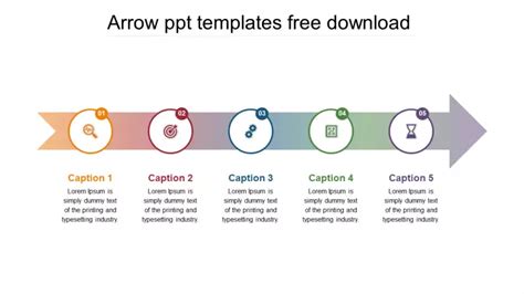 Free Arrow Powerpoint Ppt Templates For Presentation Business Data Business Icon Business