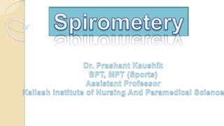 Spirometry PPTX
