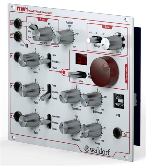 Waldorf Nw1 Eurorack Wavetable Oscillator Synthpedia