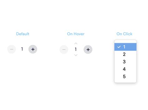 A More Flexible Quantity Selector By Harvey Enrile On Dribbble