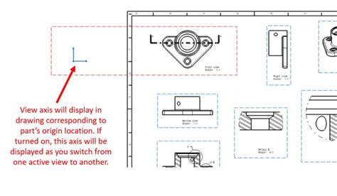 CATIA Drafting Tip Displaying View Axis In Drawing Views Rand D Insights From Within