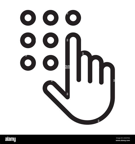 Code Lock Icon Access Code Icon Pin Code Security Symbol Isolated On White Background Stock