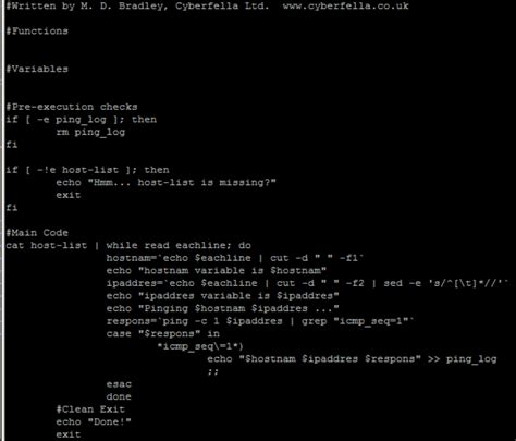 Ping A List Of Hosts Cyberfella Ltd Enterprise IT SME