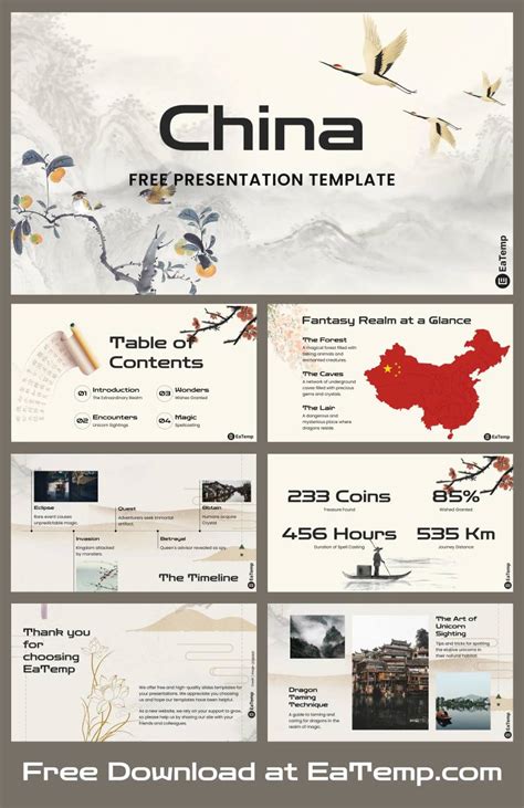 China Powerpoint Template Free Download Free Printables