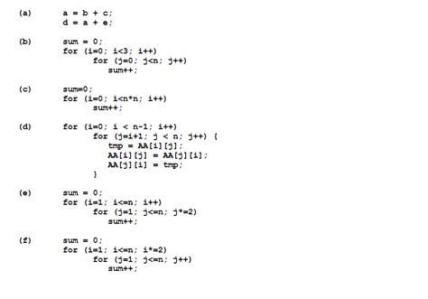 Solved A A B Cd A E B Sum For I I