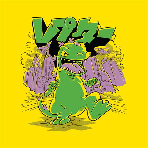 Rugrats Reptar T Shirt Super7