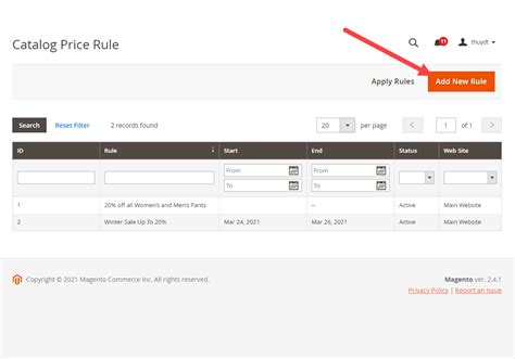 How To Create Magento 2 Catalog Price Rules From A To Z Magezon