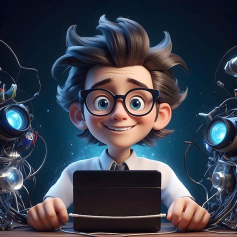 Premium Photo Genius Worker Illustration Creative Genius Concept