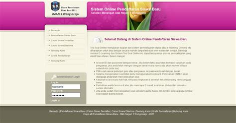 Source Code Php Mysql Penerimaan Siswa Baru Online