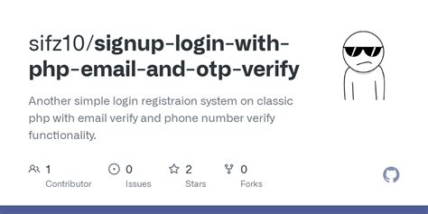 Signup Login With Php Email And Otp Verifyverifyphp At Master