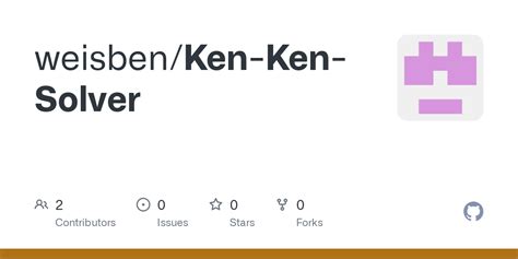 GitHub Weisben Ken Ken Solver