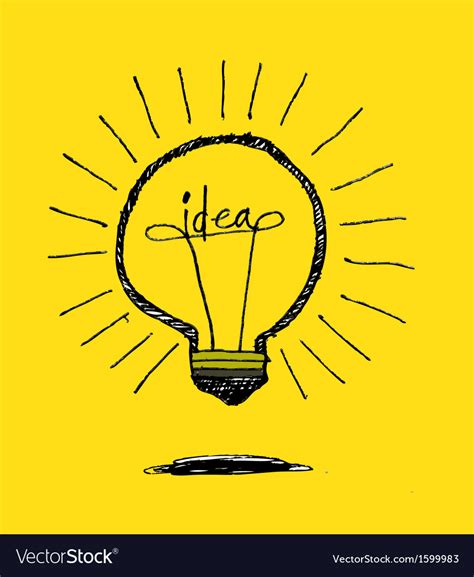 Concept Of Idea Inspired Bulb Shape Royalty Free Vector