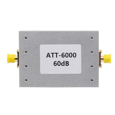 RF Digital Programmable Attenuator 6GHz 60DB Step 0 25DB With OLED Display CNC ATT 6000V2 0