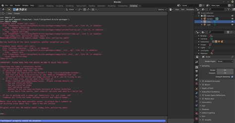 Blender 28 Install Issue Numpy Missing Traceback Error · Issue 1154