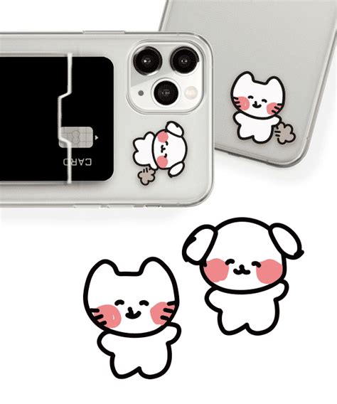🤎[카드수납 ] 포켓젤리 킹받는 뿡 댕냥이 케이스 커플 우정 젤하드 아이폰15 갤럭시s24 튼튼한 케이스 방구 교통카드 친구선물 젤리케이스 탱크범퍼 탱크케이스 에어범퍼