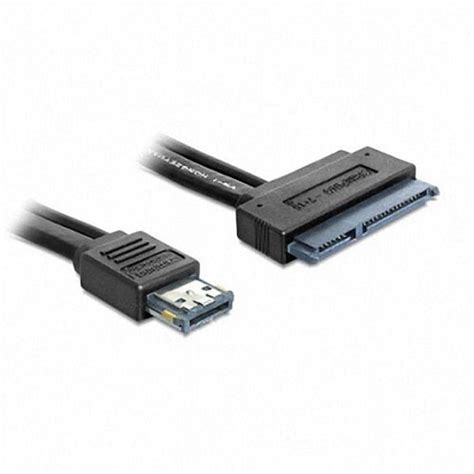 Cy 50cm Dual Power 12v And 5v Esatap Power Esata Usb 2 0 Combo To 22pin Sata Cable For 2 5 3 5