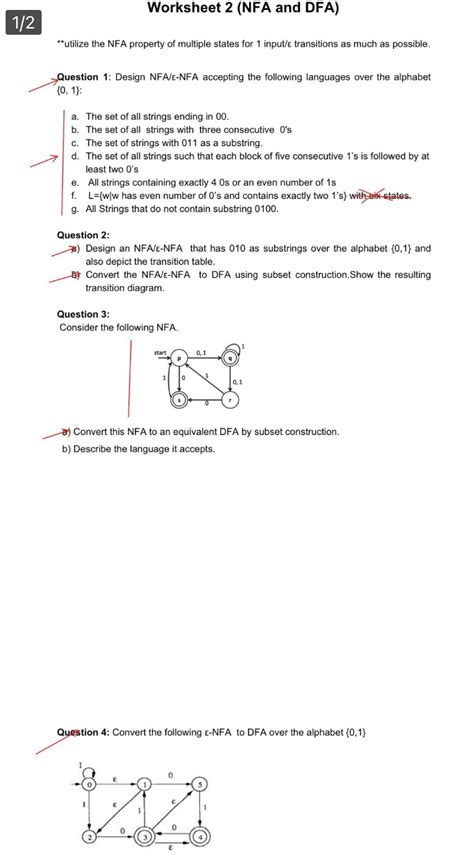Solved ∗⋆ Utilize The Nfa Property Of Multiple States For 1